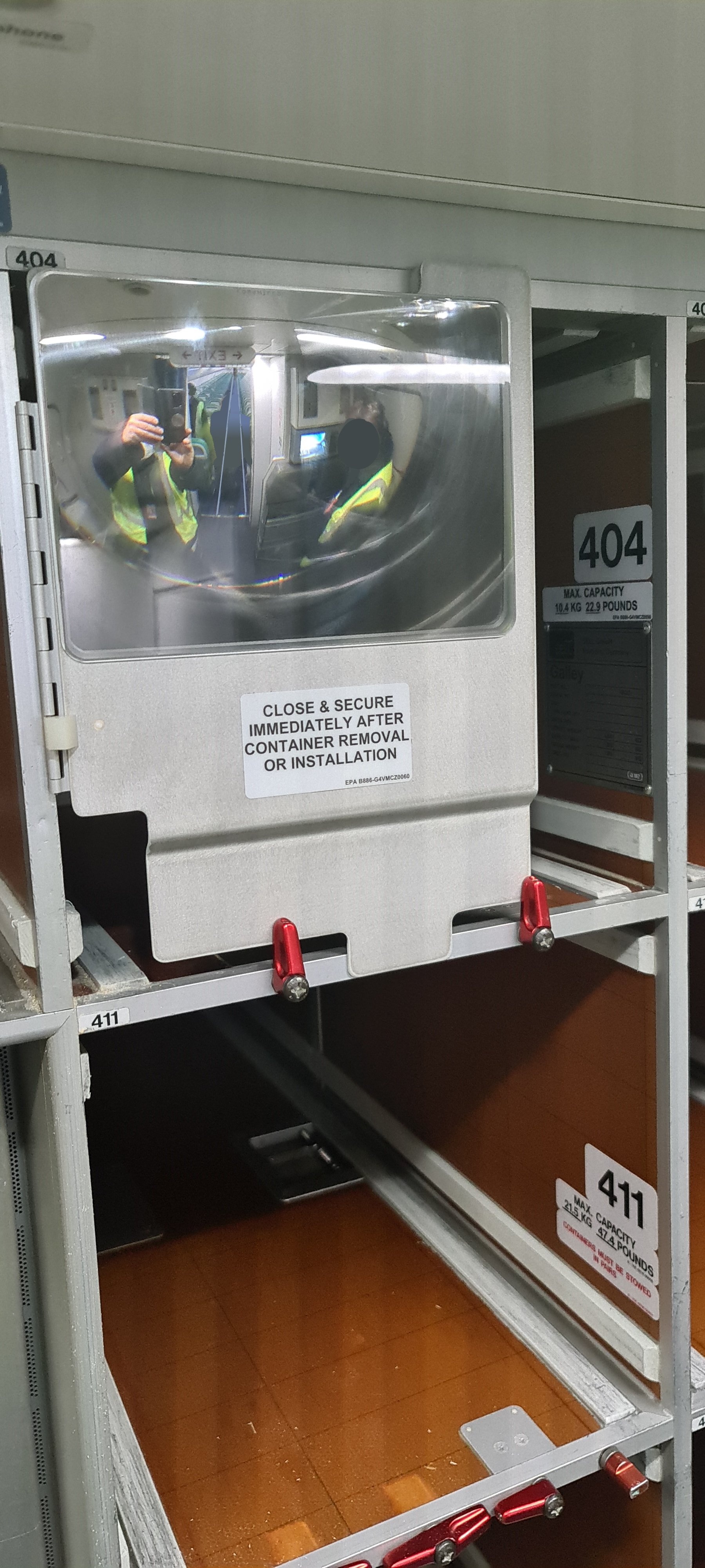 AFT Galley viewing mirror installation | ModStore